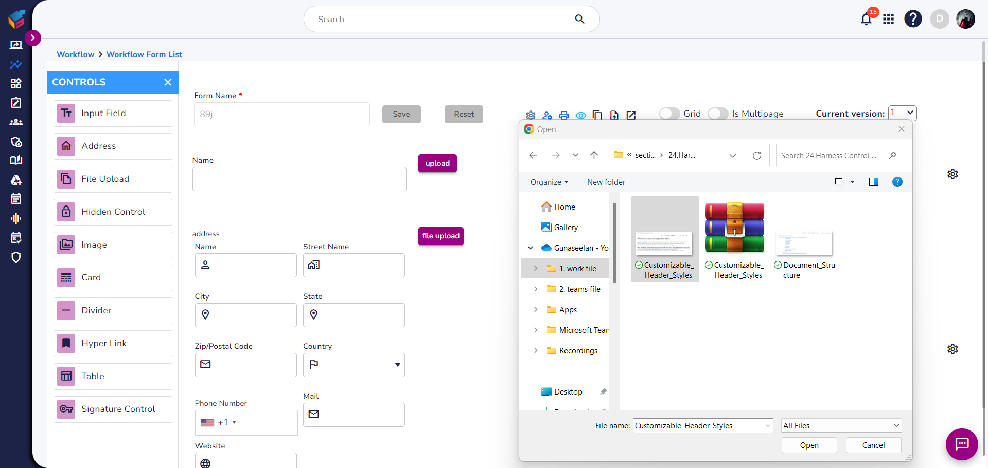 Attachments- Features - Yoroflow™