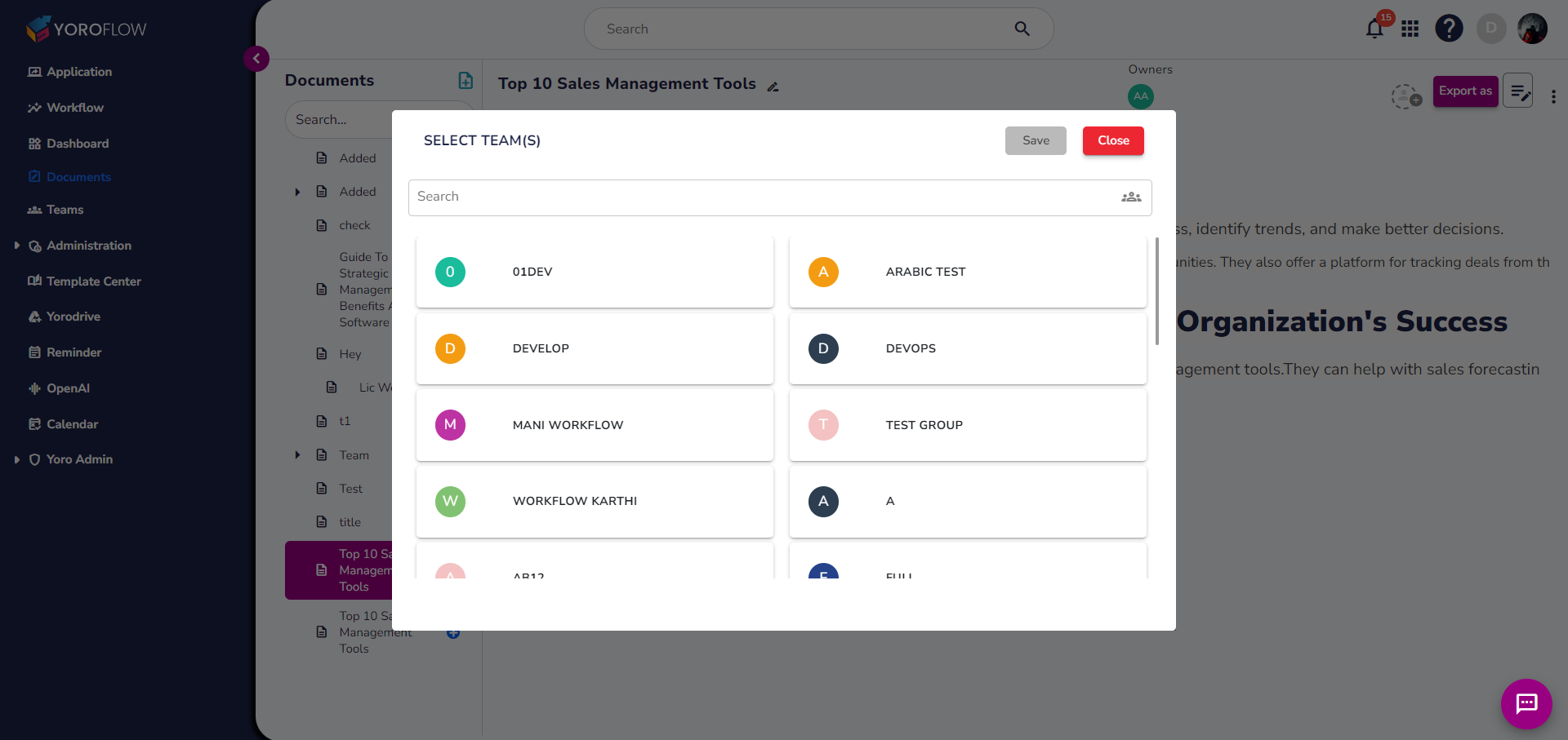 Docs Security- Features - Yoroflow™