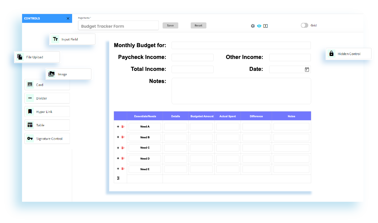 AI-Powered Budget Tracker Template - Yoroflow™