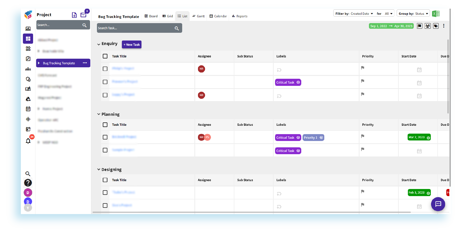 AI-Powered Bug Tracking Template - Yoroflow™