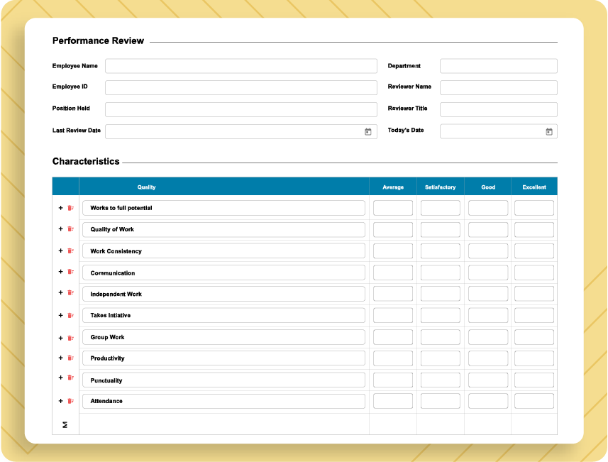 Essential HR Templates| Yoroflow™