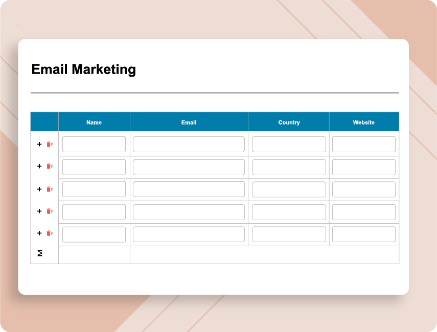 Integrated Marketing Template | YoroCRM