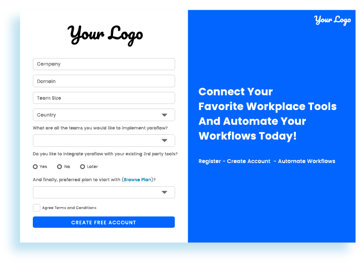 AI-Driven Lead Generation Form Templates | Yorofoms - Yoroflow™