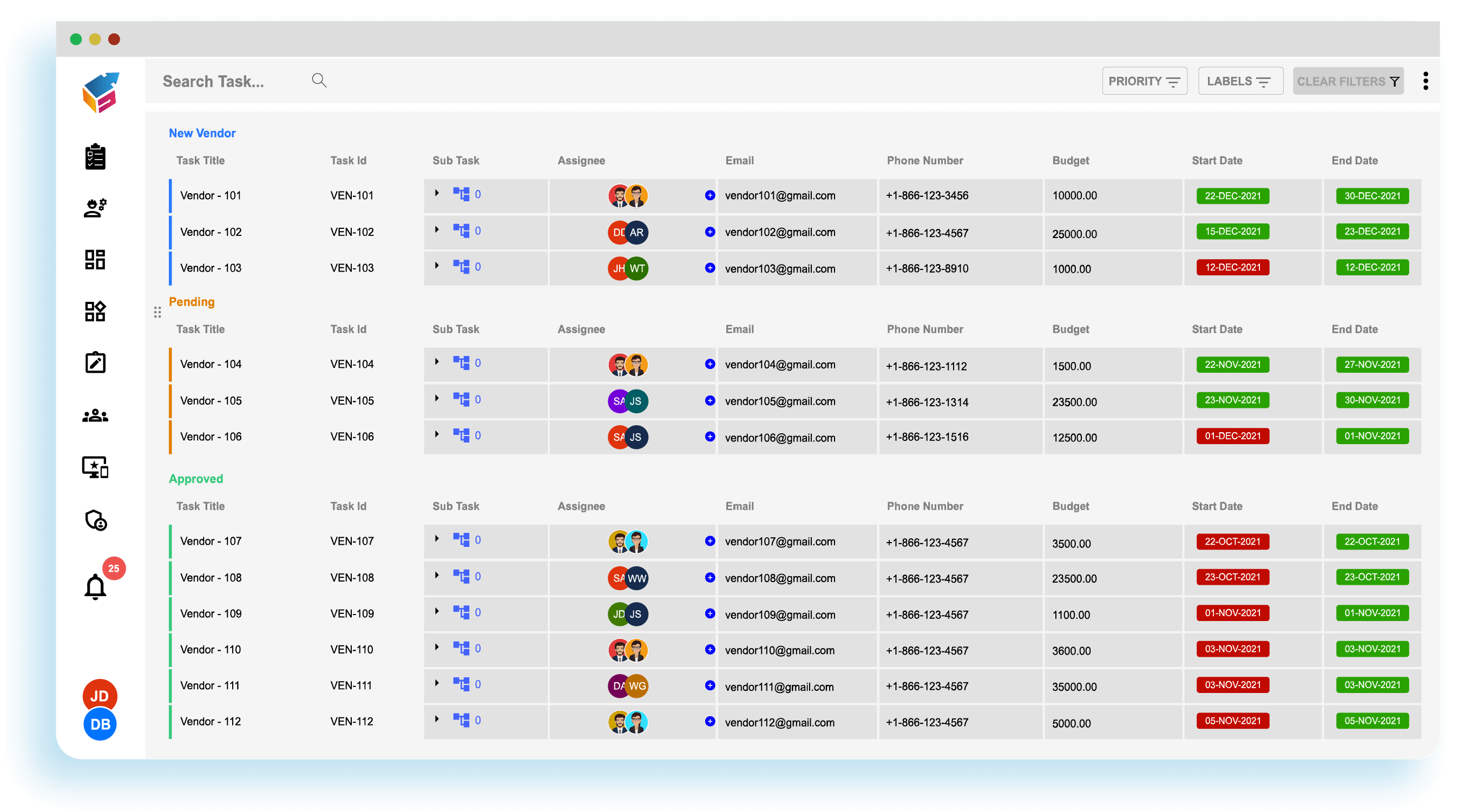 Order Processing Workflow Templates Workflow Management Yoroflow™