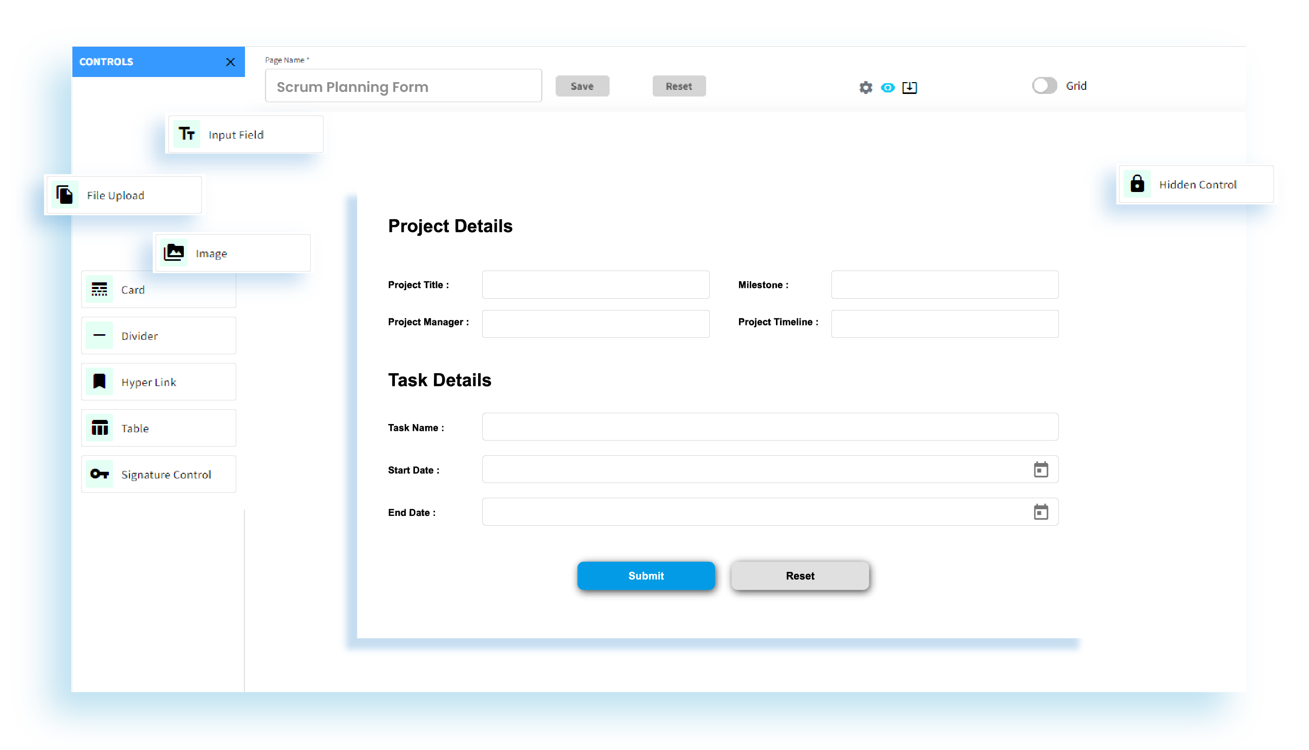SCRUM Project Plan Form Templates | Yorofoms - Yoroflow™