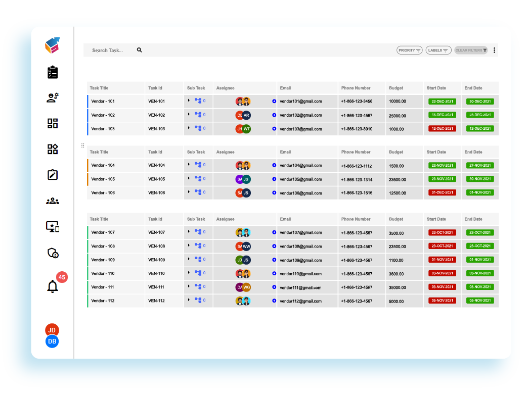 Request for Proposal Template - Yoroflow™