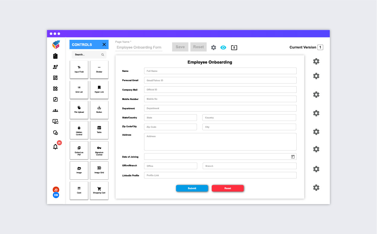 Effective New Employee Onboarding Form | Yoroflow™