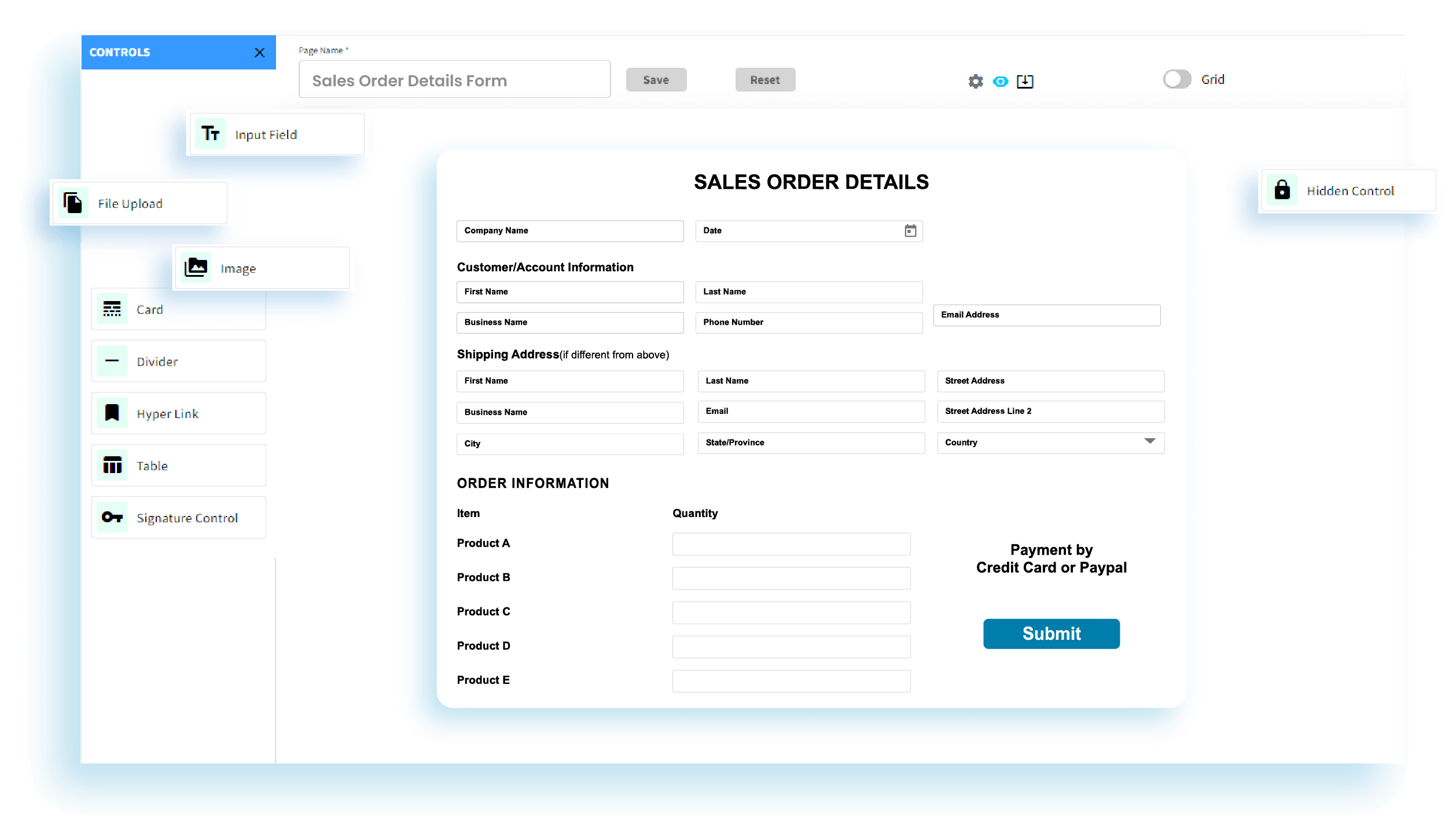 Sales Order Request Form | Yoroforms - Yoroflow™