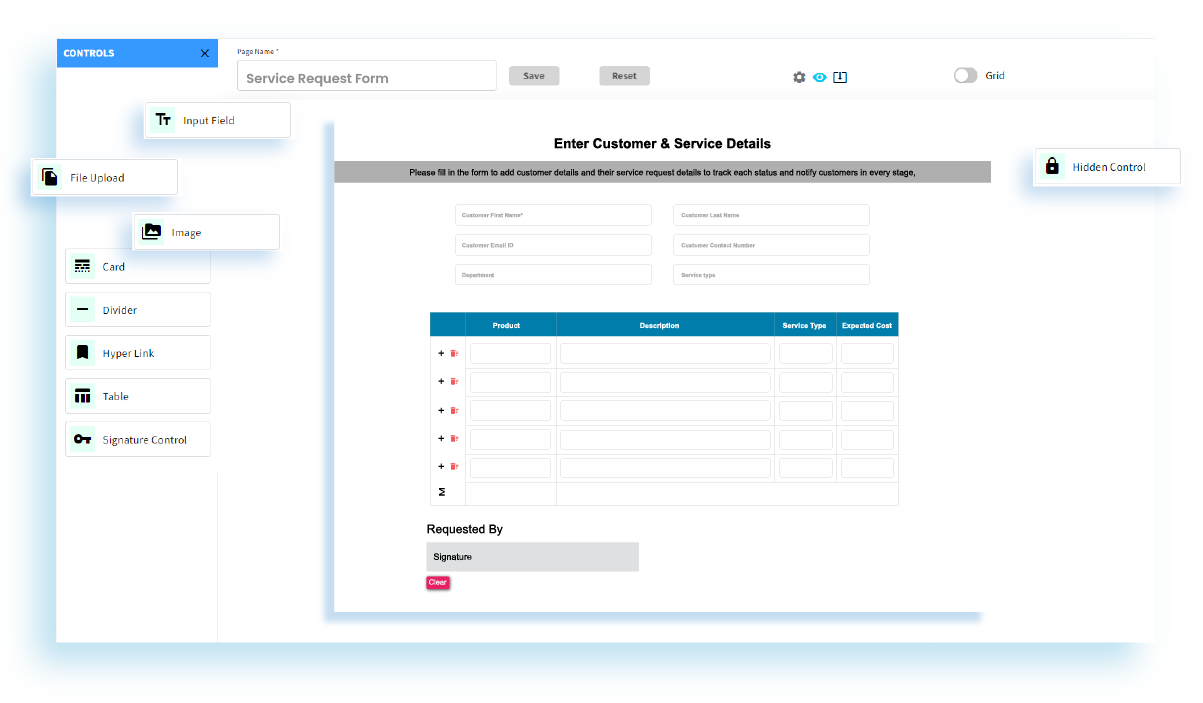 Service Request Form Templates | Yoroforms - Yoroflow™