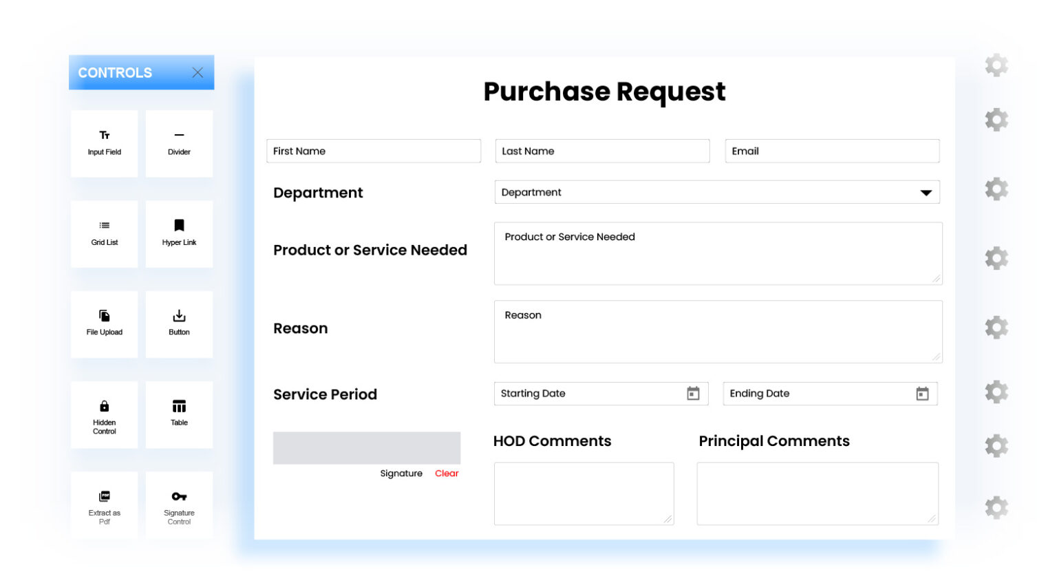 Create Online Database - Yoroflow™