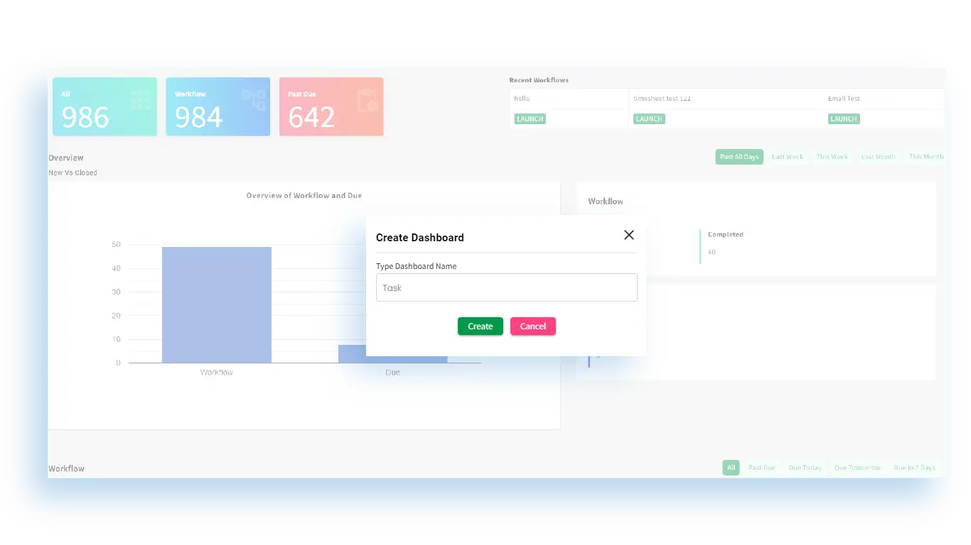 Workflow Management Dashboard Workflow Management Glide Workflow