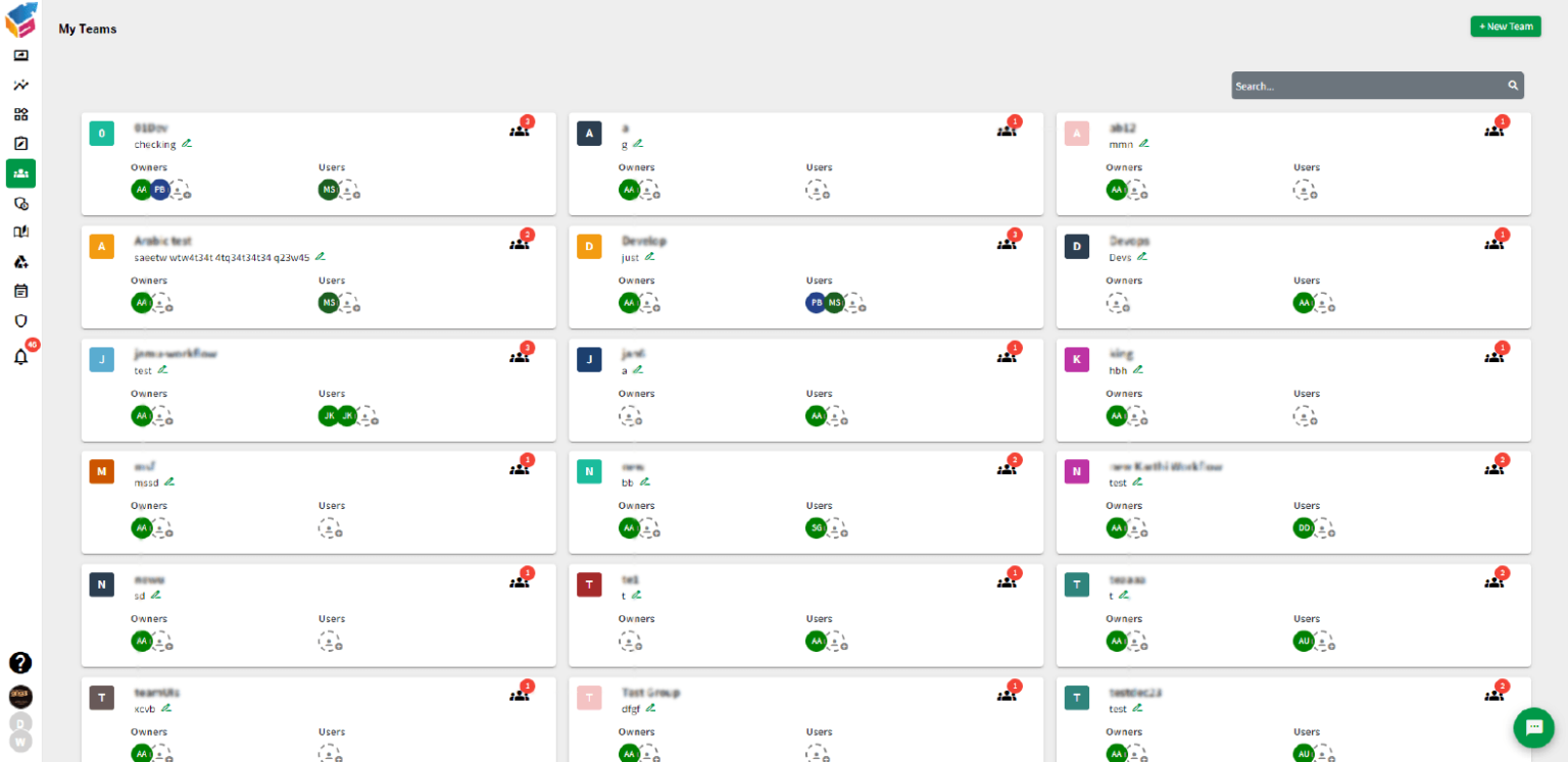 Team Management - Features - Yoroflow™