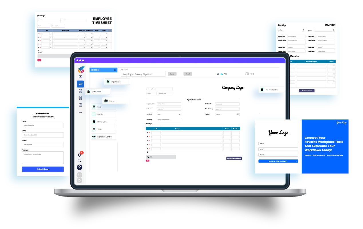 Customize Forms - Features - Yoroflow™