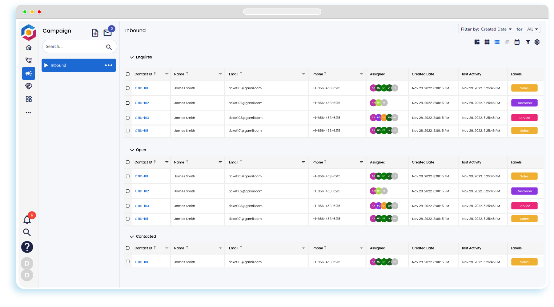 List View - Features - Yoroflow™